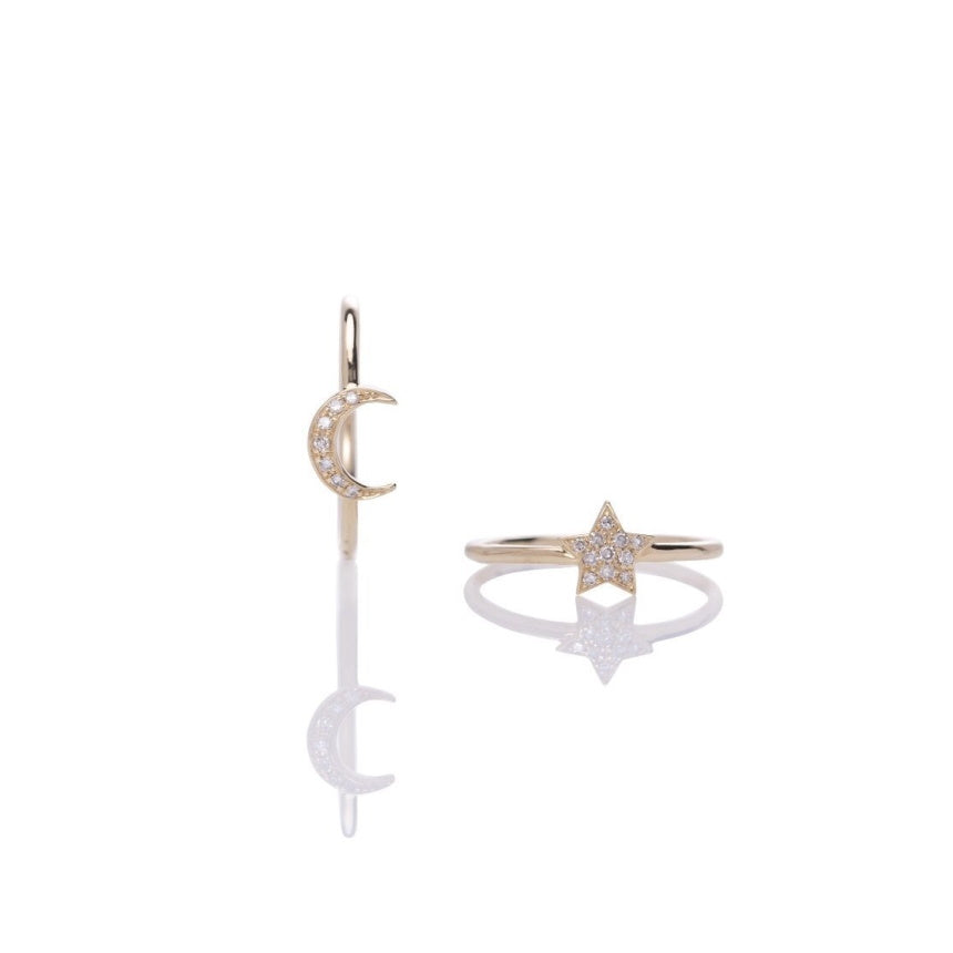 5 Point Star Diamond Ring - Alexis Jae Jewelry